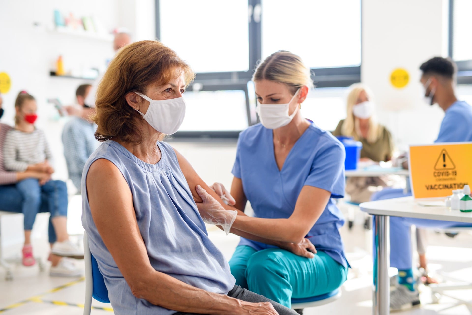 Vaccination Sites Boost Security Staff